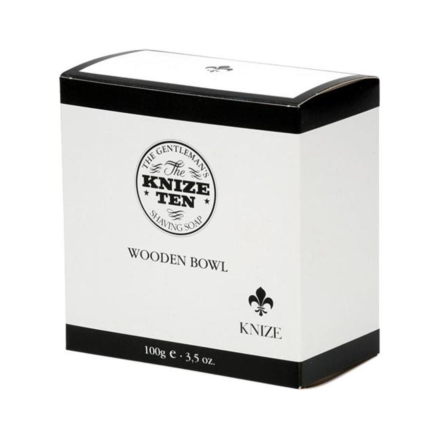 Ten Shaving soap in wood bowl by Knize | parfumdreams