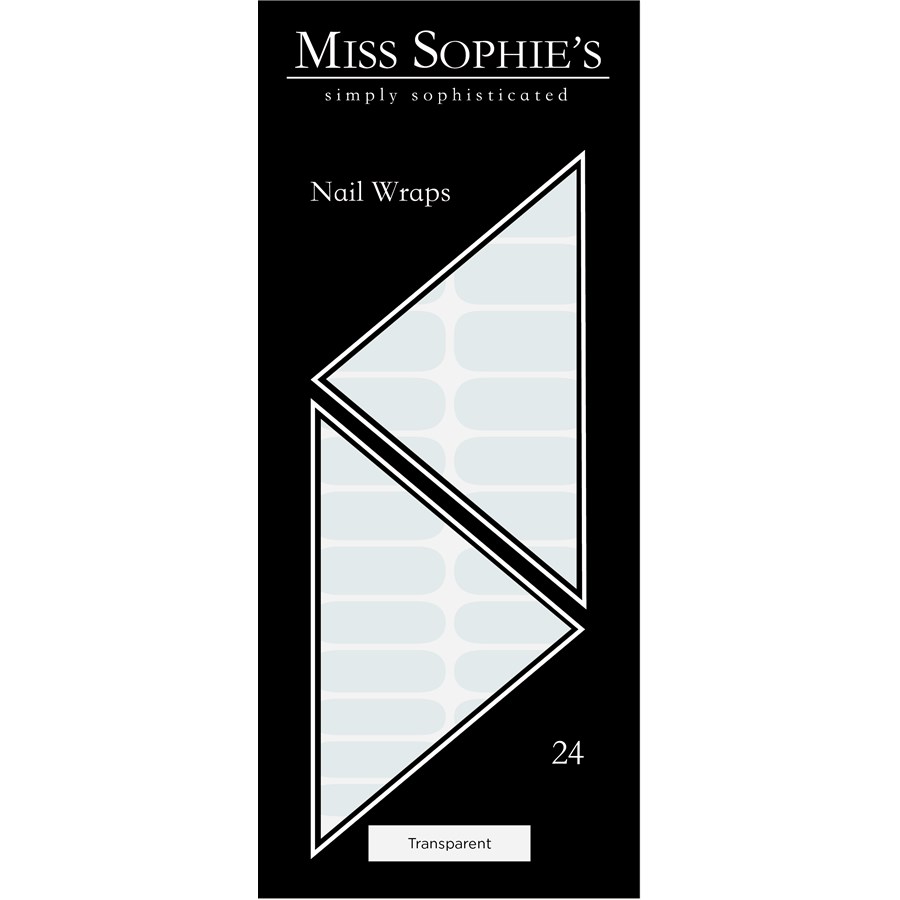 Nagelfolien Transparent Nail Wraps von Miss Sophie's | parfumdreams
