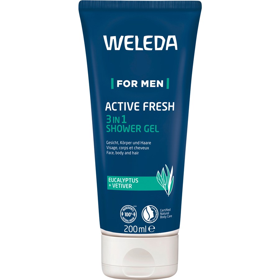 Men's skin care Men Aktiv-Shower Gel by Weleda | parfumdreams